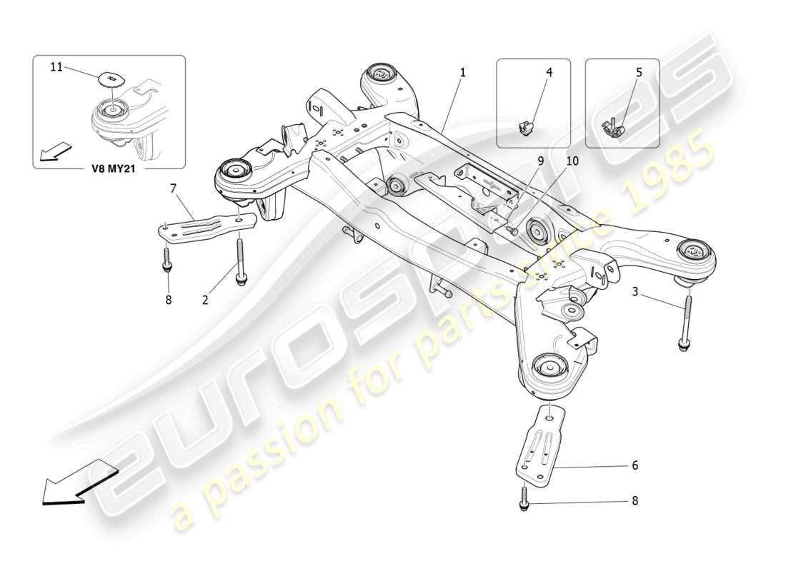Ghibli (2018) rear shock absorber devices Diagram (06.21.1)
