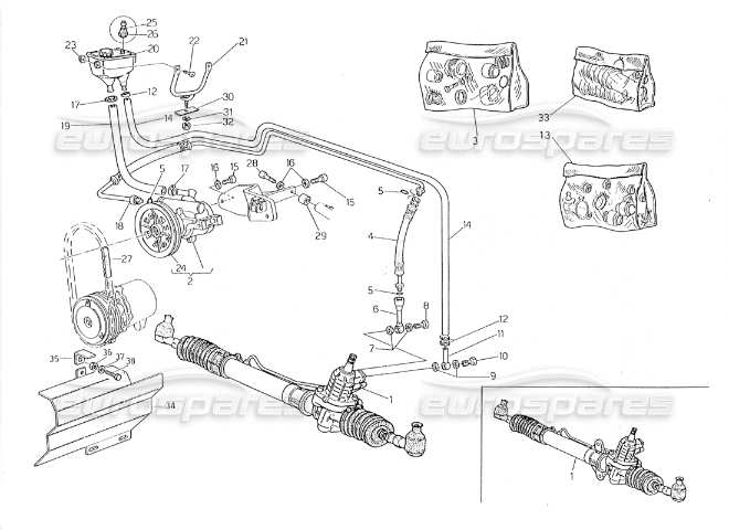 228 Power Steering System (LH Steering) Diagram (034)