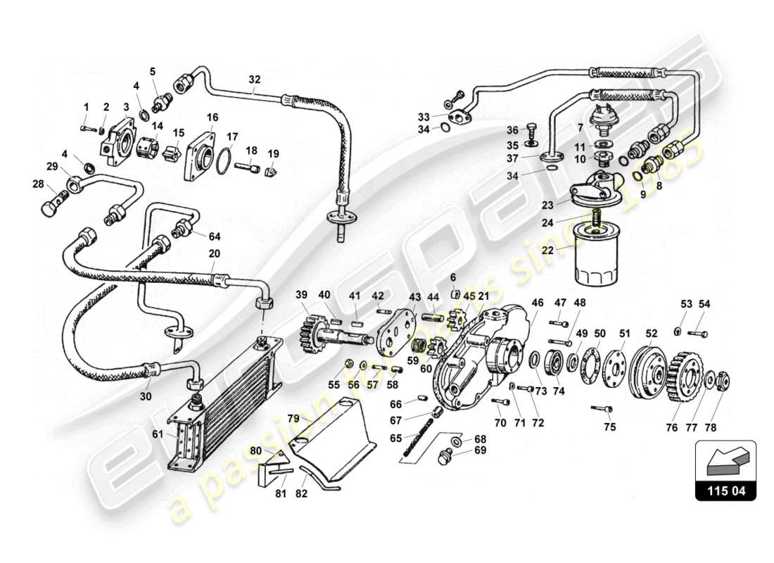 PART 008602302 | LAMBORGHINI RING 23 MM OR | EUROSPARES