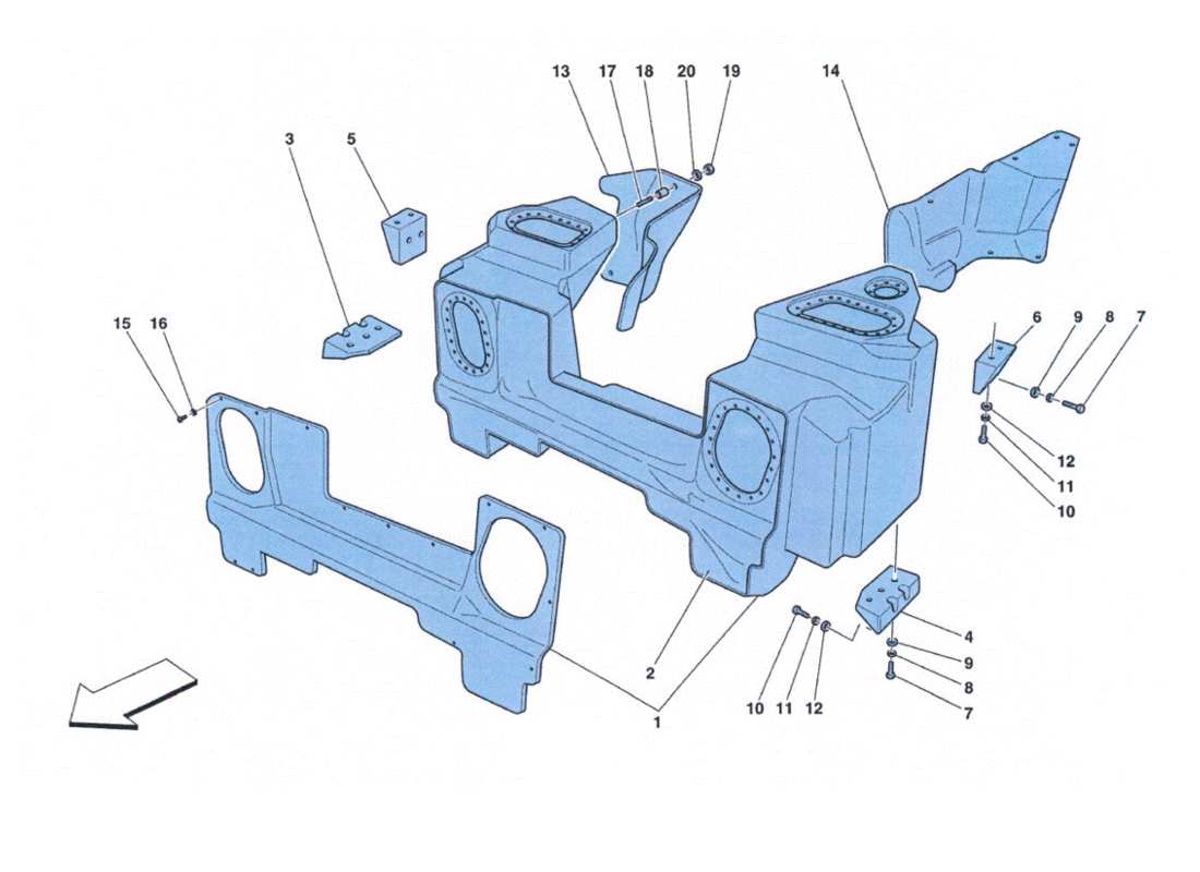 Ferrari 458 Challenge Part Diagrams | Eurospares