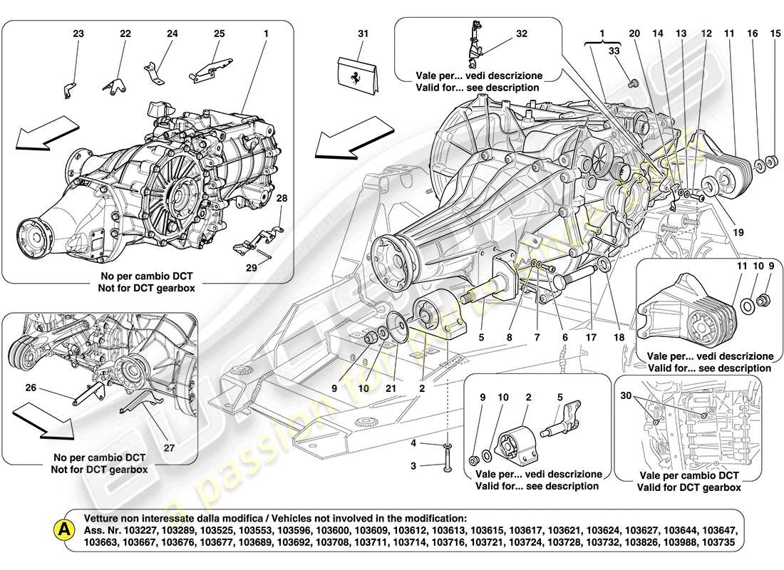California (Europe) Transmission Housing Diagram (0024)