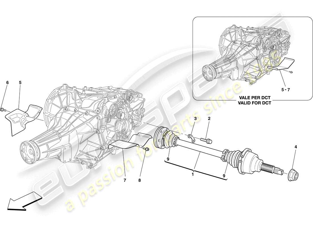 California (Europe) Transmission Housing Diagram (0024)