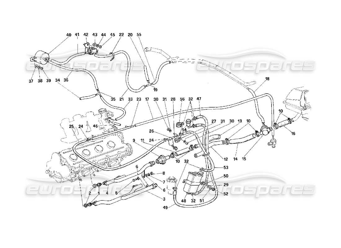 Ferrari F40 Part Diagrams | Eurospares