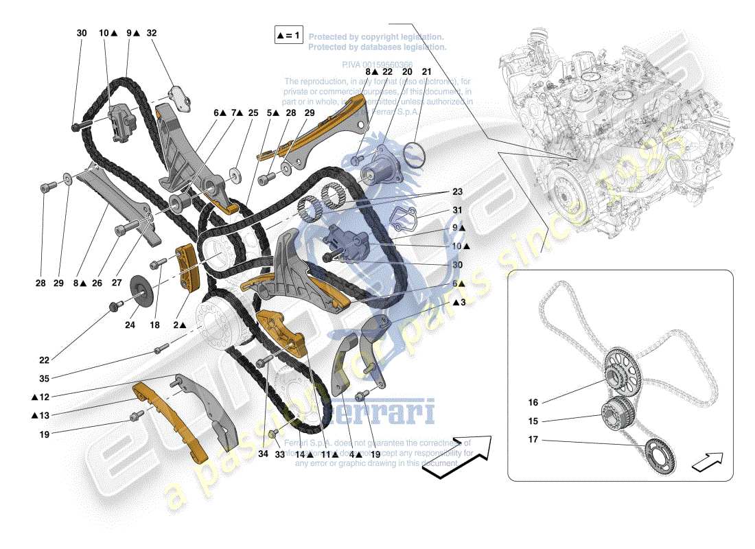 Ferrari F8 Spider Part Diagrams | Eurospares