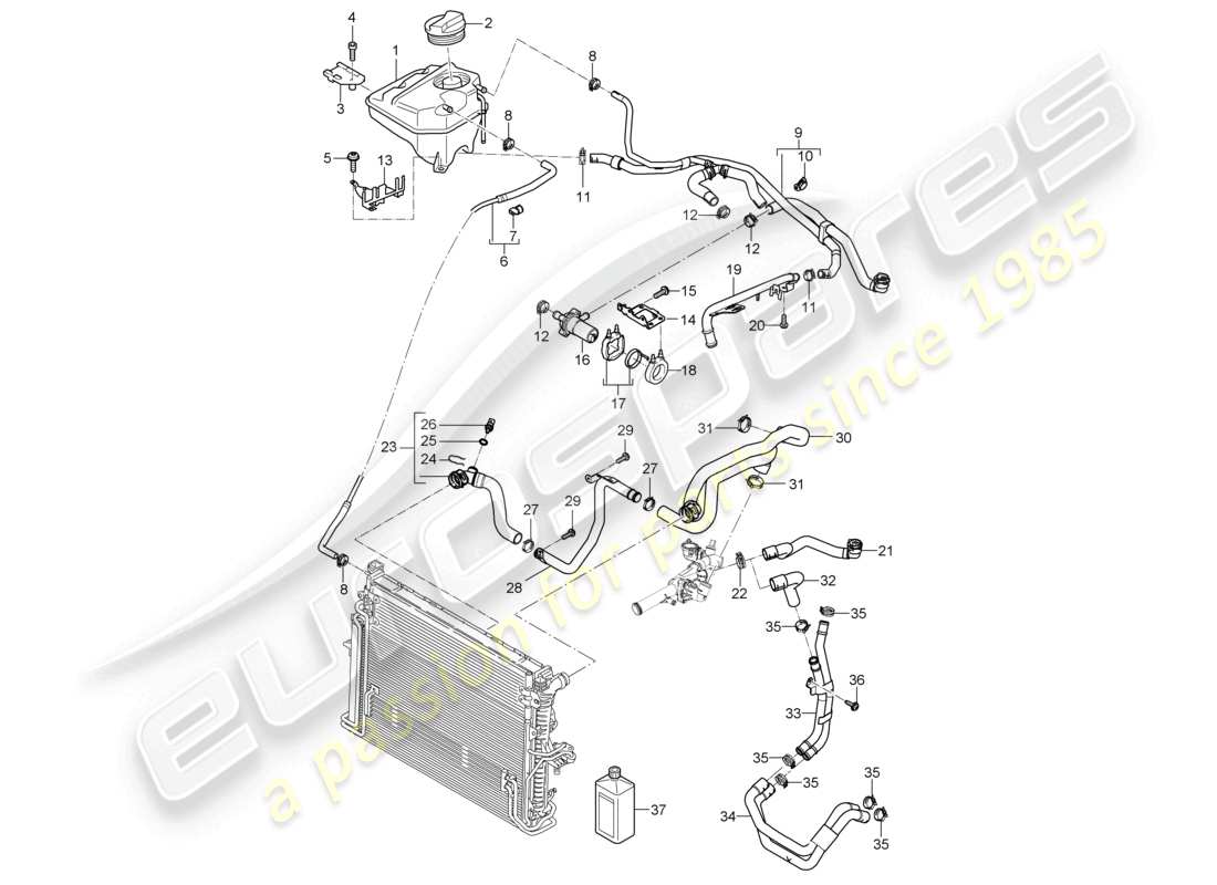 Porsche Cayenne (2010) Part Diagrams | Eurospares
